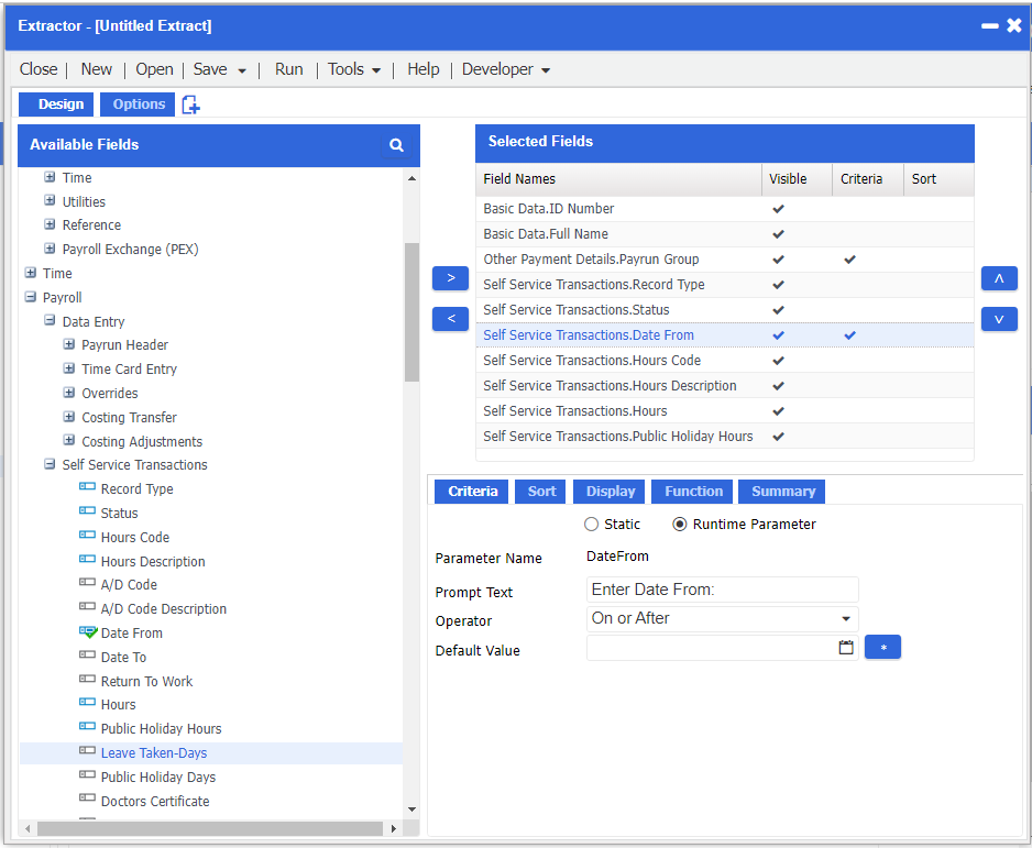 Pending Transactions Report
