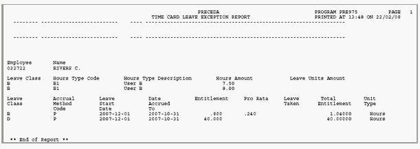 Primary& Secondary Leave Codes Reference
