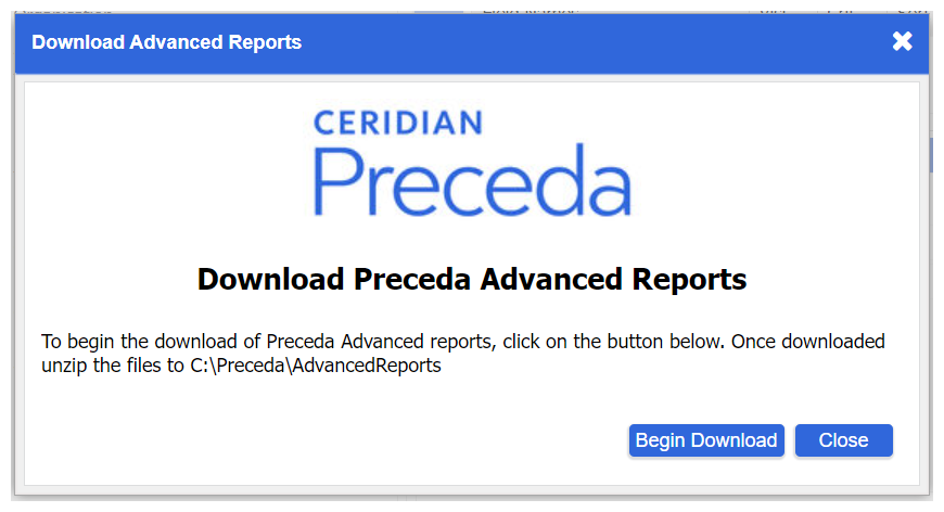 About Advanced Reports
