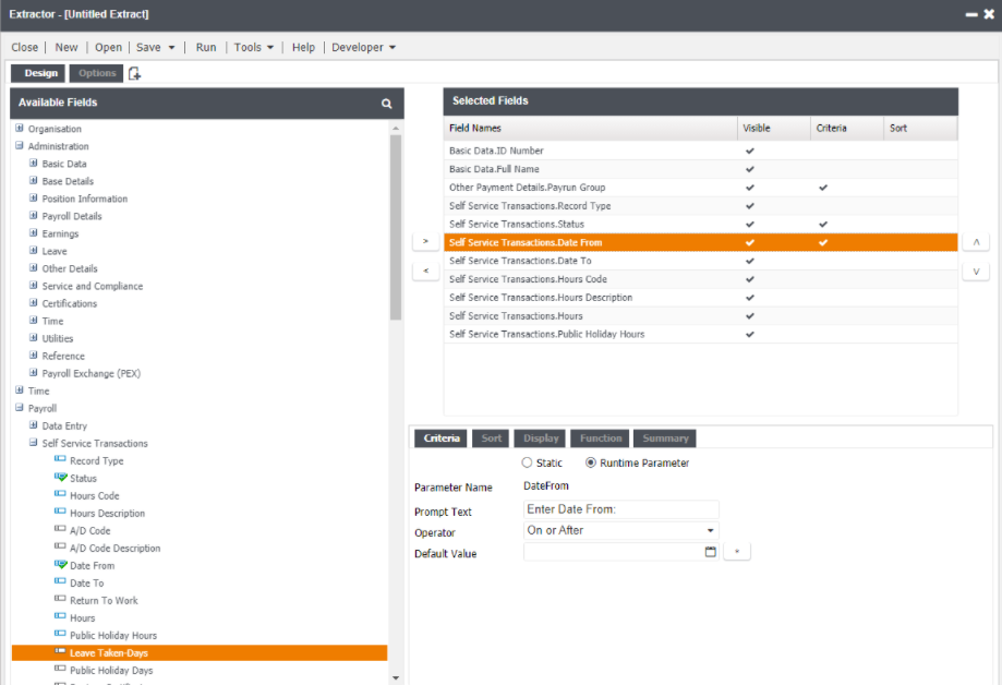 Pending Transactions Report