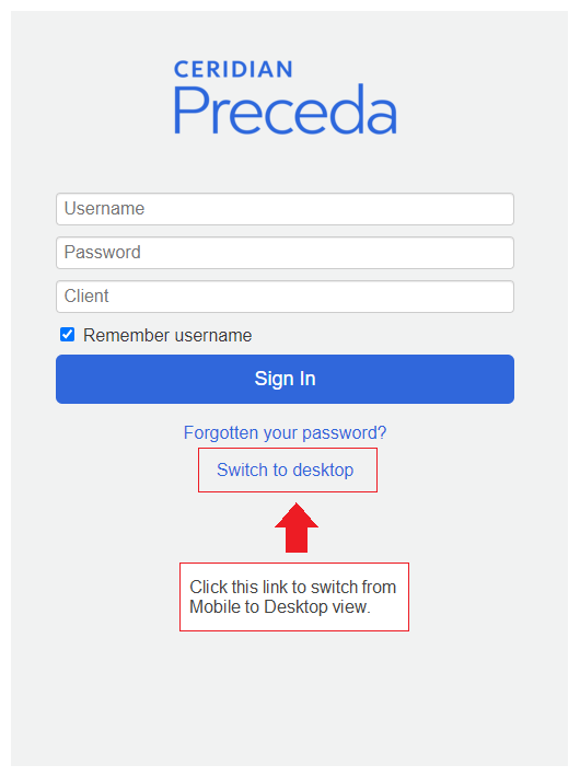 Preceda Mobile Access